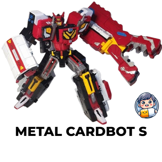[METAL CARDBOT S] GIGANTREX - Ultimate Transforming Robot Korean ...