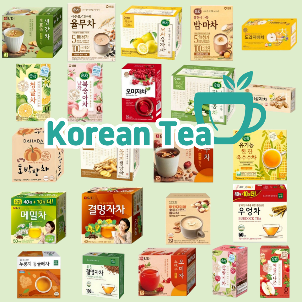 Korean Traditional Teas, Korean Barley tea, Citron Tea, Omija, Ginseng ...