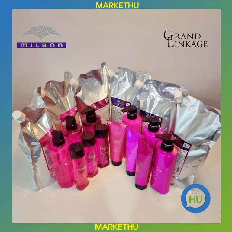 [MILBON] Grand Linkage Shampoo, Treatment Silky Luxe, Willow Luxe ...