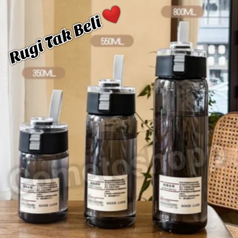 Black Style MUJI water bottle/BOTOL AIR 800ml/500ml/350ml large ...