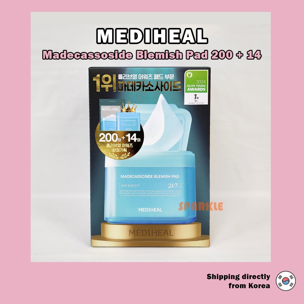 ⭐ [Mediheal] Madecassoside Blemish Pad Set (200+14 pad) | Shopee Malaysia