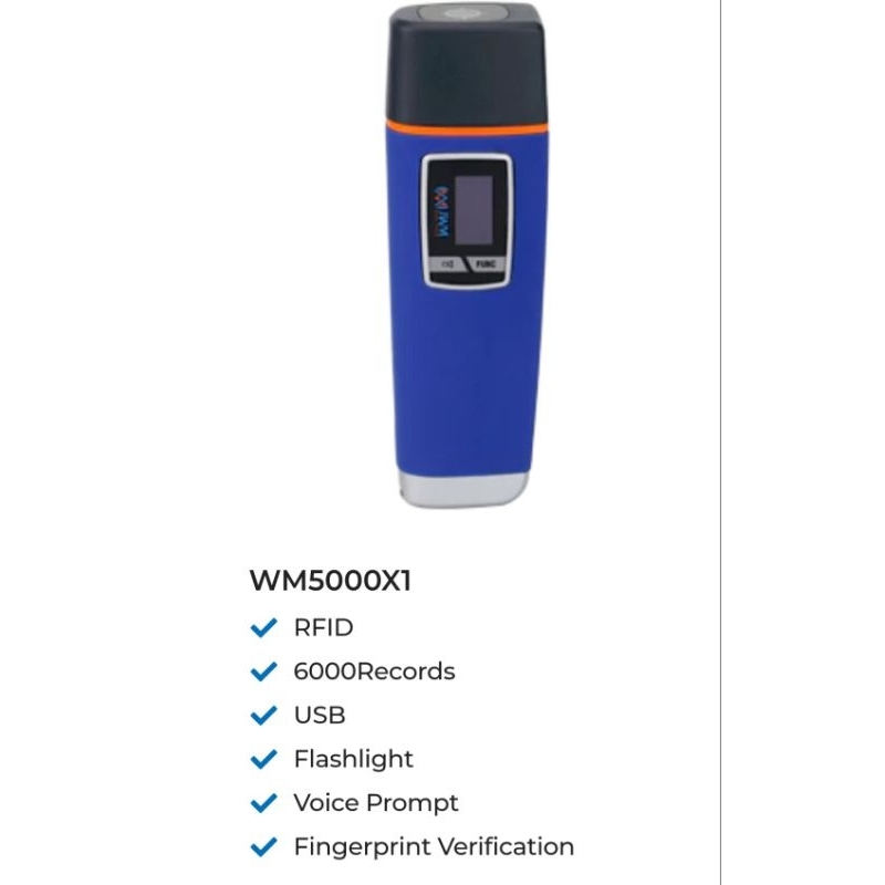[Ready Stock] JWM 5000X1 RFID Guard Tour System with Fingerprint ...