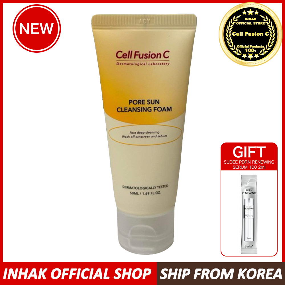 Cell Fusion C Pore Sun Cleansing Foam 150ml | Shopee Malaysia