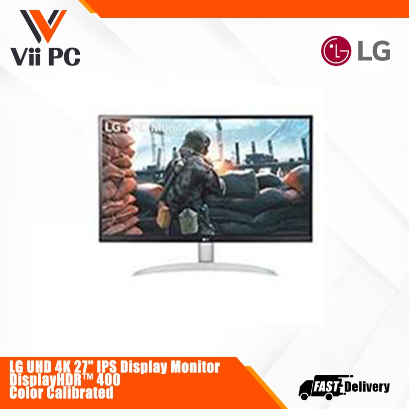 LG 27UP600K UHD 4K 27" IPS Display HDR 400 Color Calibrated 60HZ 5ms (GtG at Faster) Tilt GAMING ...