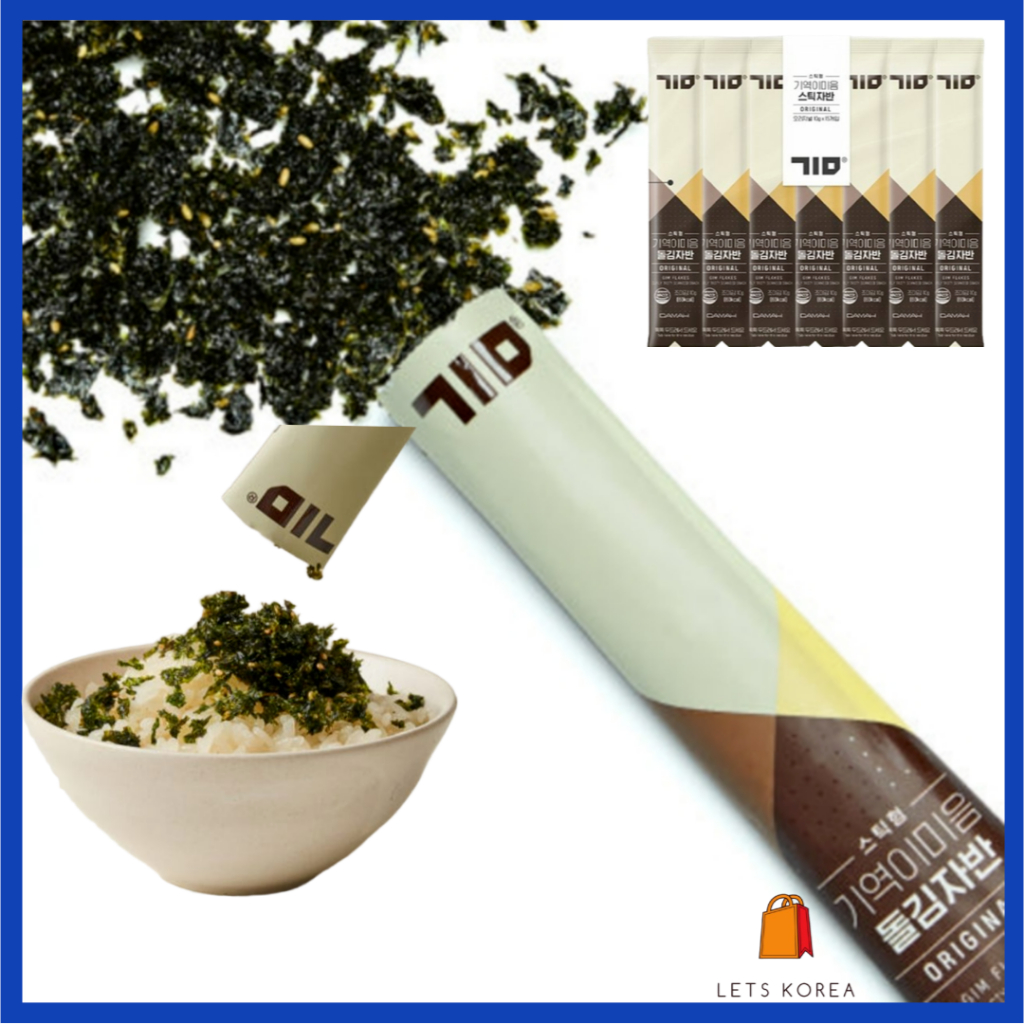 [KOREA] Giyeogimium Premium Seaweed Flakes Stick 10g | Premium Korean ...