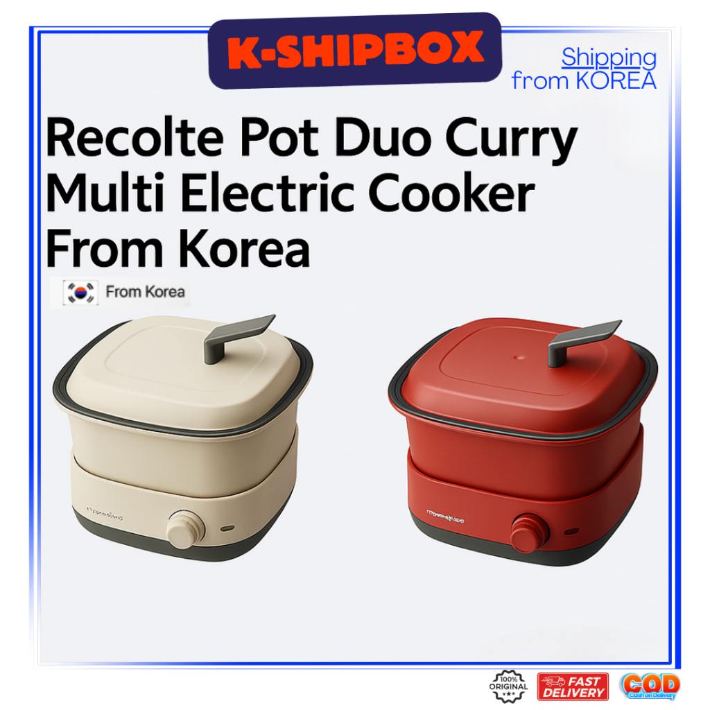 [Recolte]pod duo curry multi cooker electric pot RPD-4(W) Cream White ...