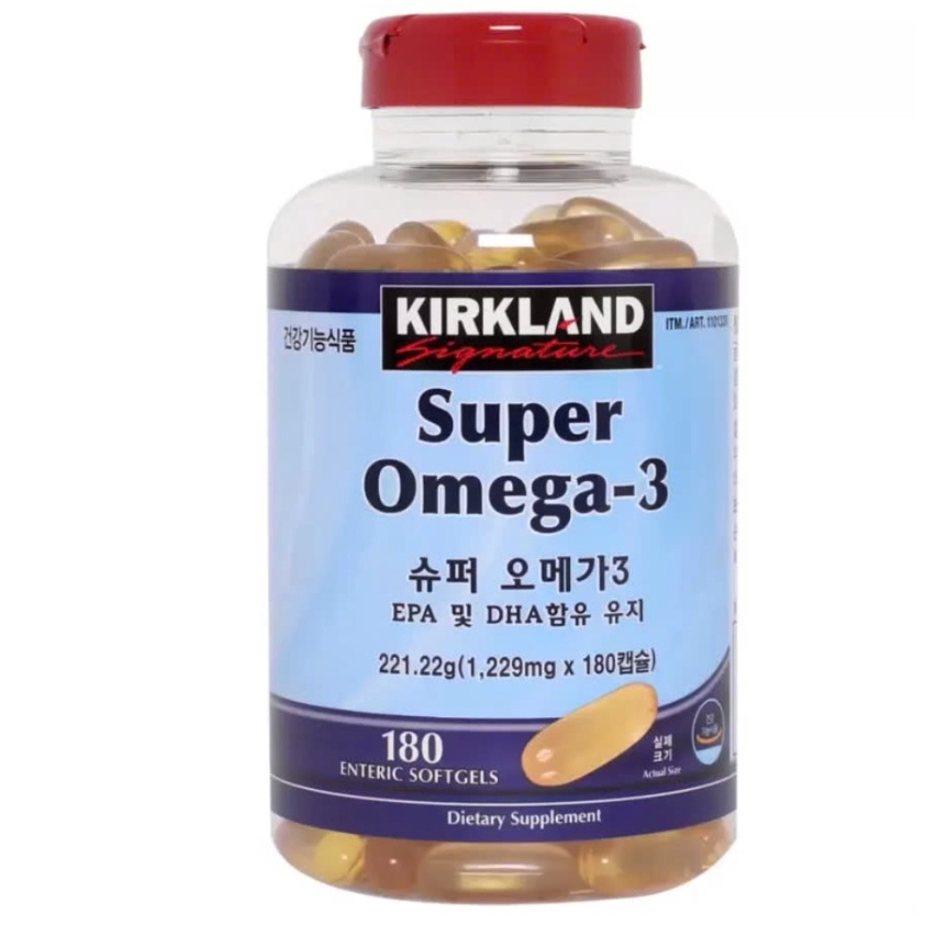 ( Costco Korea ) K irkland Signature Super Omega 3, 180ea | Shopee Malaysia