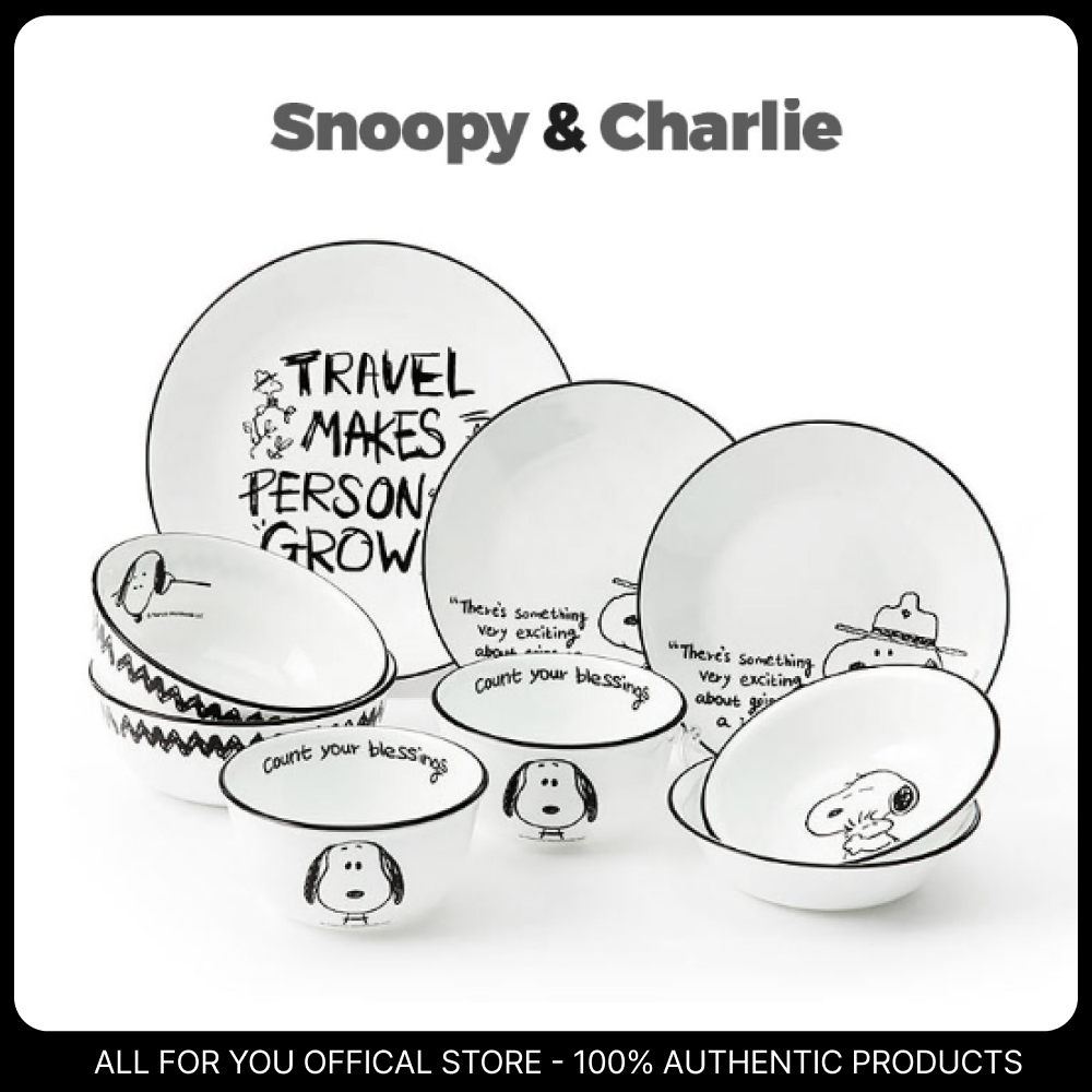 [CORELLE] Snoopy & Charlie Edition – Single Piece Collection | Shopee ...