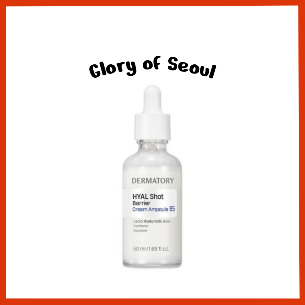 DERMATORY Hyal Shot Barrier Cream Ampoule B5 50ml | Shopee Malaysia