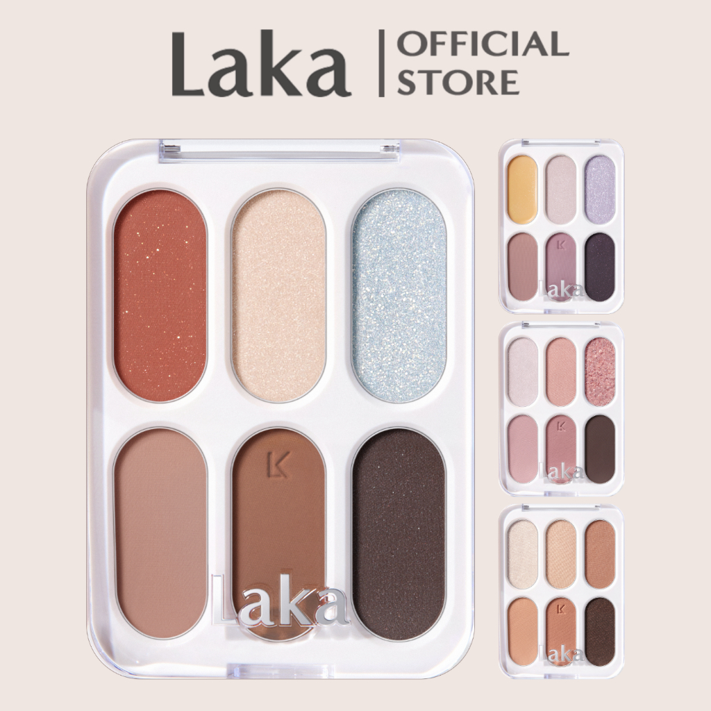 Laka: Forever 6 Eye Palette completion of eye makeup | Shopee Malaysia