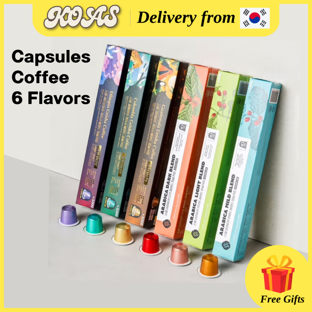 [Daiso Korea] Premium Geisha Arabica Blend Capsule Coffee 10pcs ...