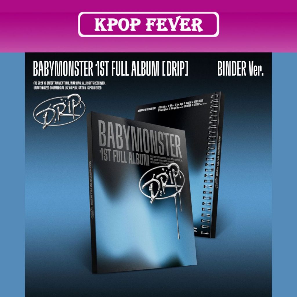BABYMONSTER - [ DRIP ] THE 1ST FULL ALBUM ( BINDER ver. ) | Shopee Malaysia
