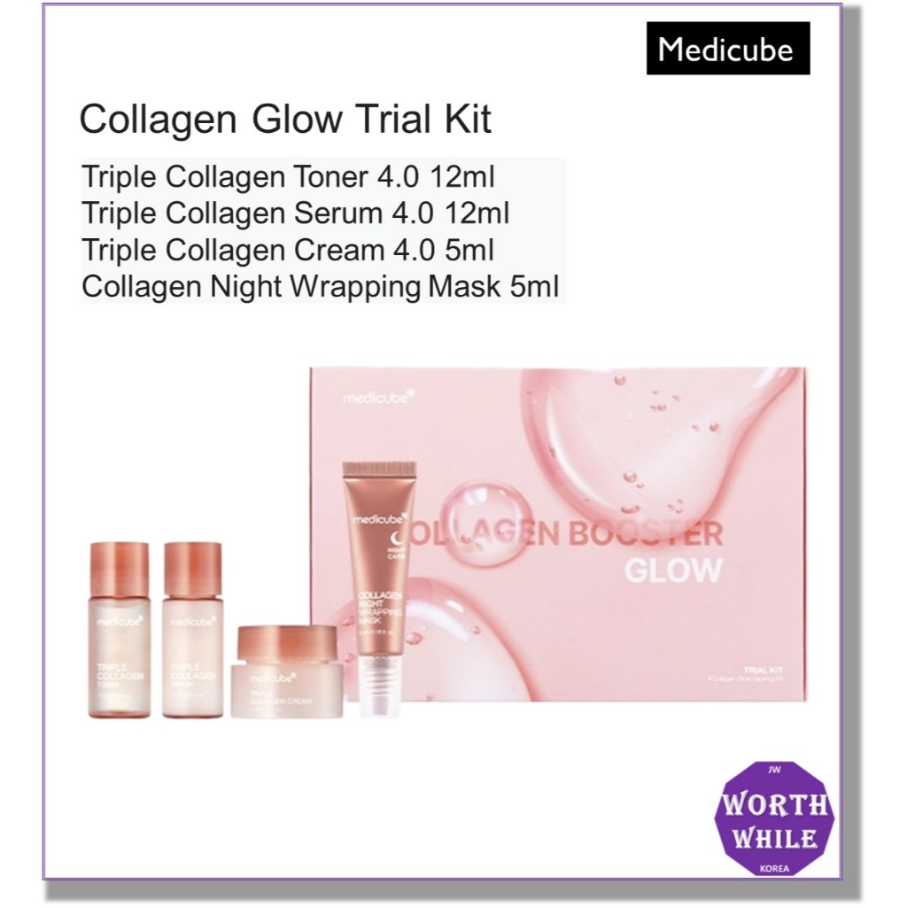 Medicube Collagen Glow Trial Kit (4pcs) | Shopee Malaysia