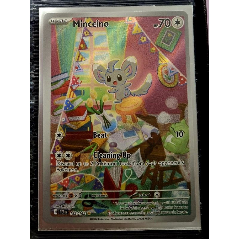 Pokemon TCG - Minccino (182 / 162) - ENG Card | Shopee Malaysia