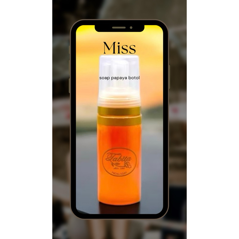 soap papaya botol miss oren | Shopee Malaysia