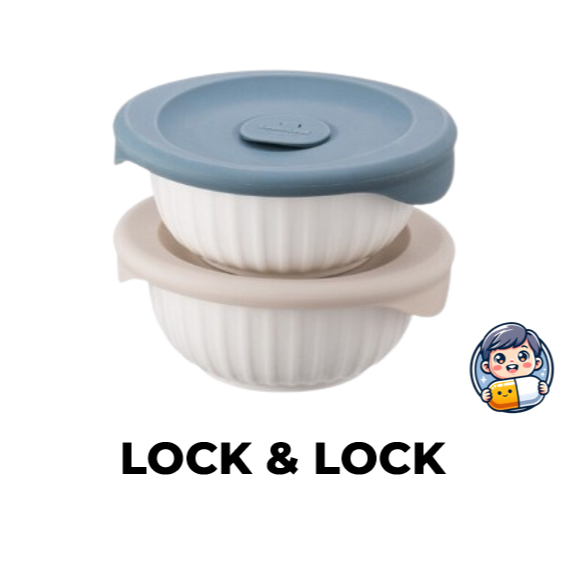 LOCK AND LOCK Korean Ceramic Rice Container 250ml 2p + Modern Cook ...
