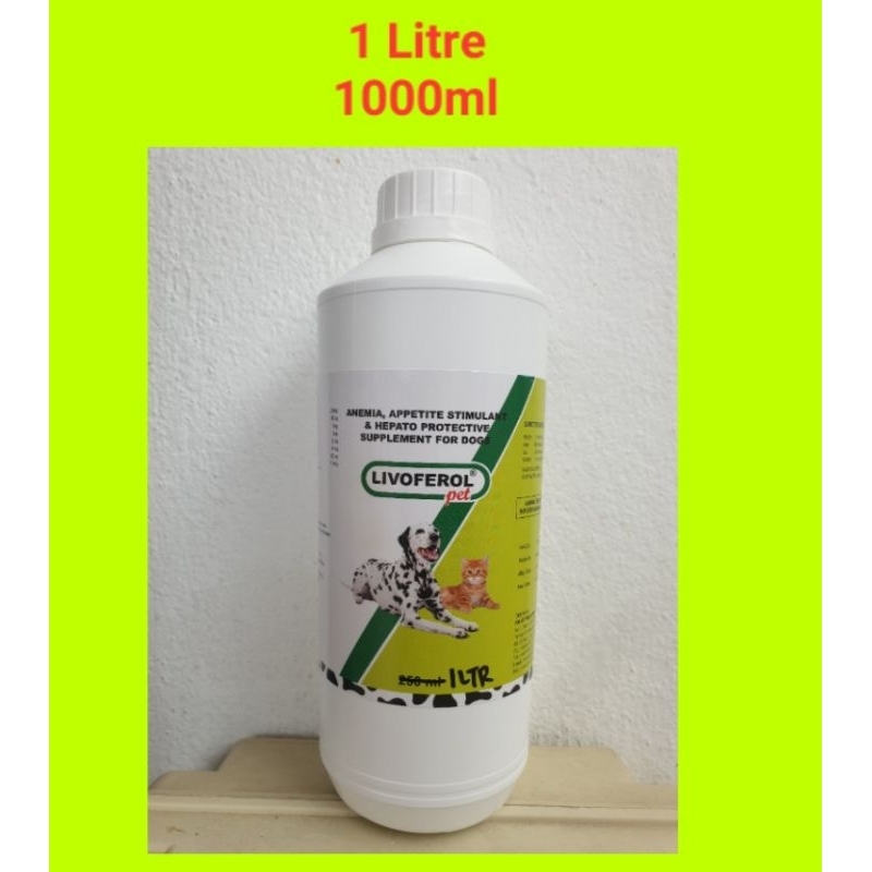 Exp:2026 Apr / 1000ml 250ml Livoferol Pet Liquid Cats Dogs 1L 1 Litre ...