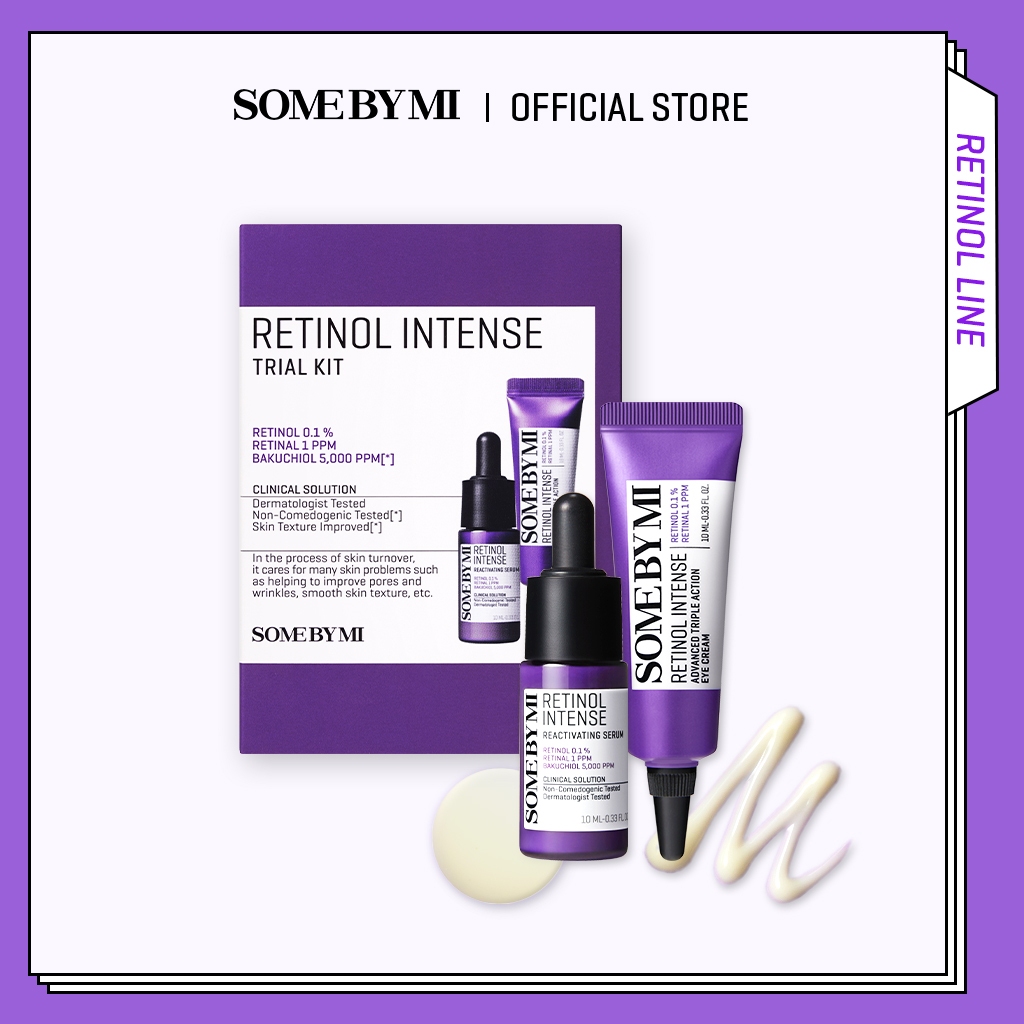 [SOME BY MI] Retinol Intense Trial Kit(Retinol Eyecream + Retinol Serum ...