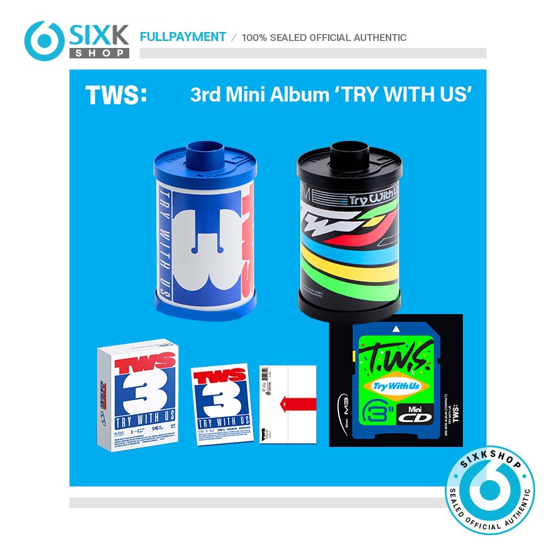 TWS 3rd Mini Album ‘TRY WITH US’ | Shopee Malaysia