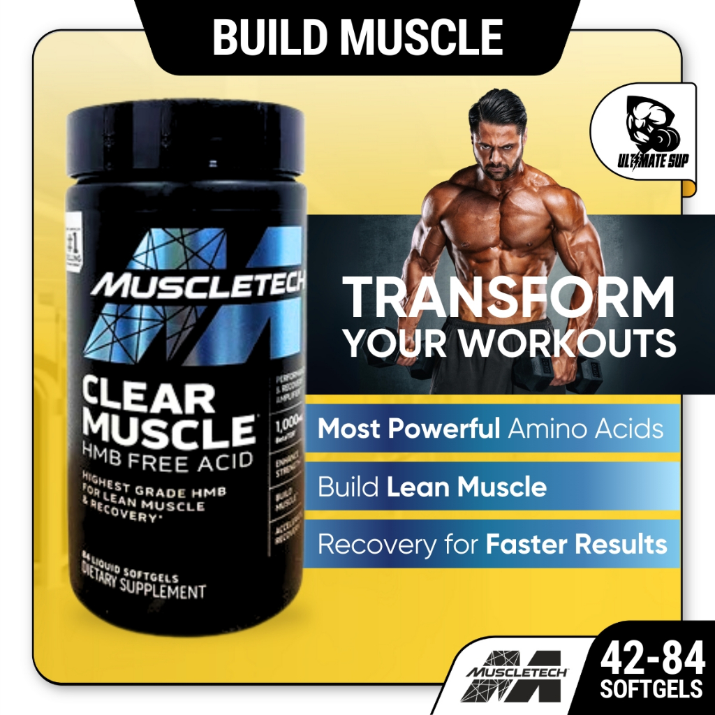 MuscleTech Clear Muscle, Post Workout, Build Lean Muscle, Accelerate ...