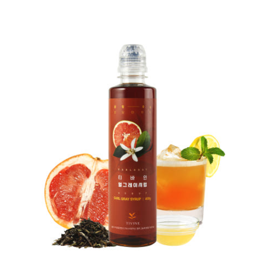 [Tivine] Low-Calorie Earl Grey Syrup 400g – Milk Tea & Highball Mixer ...