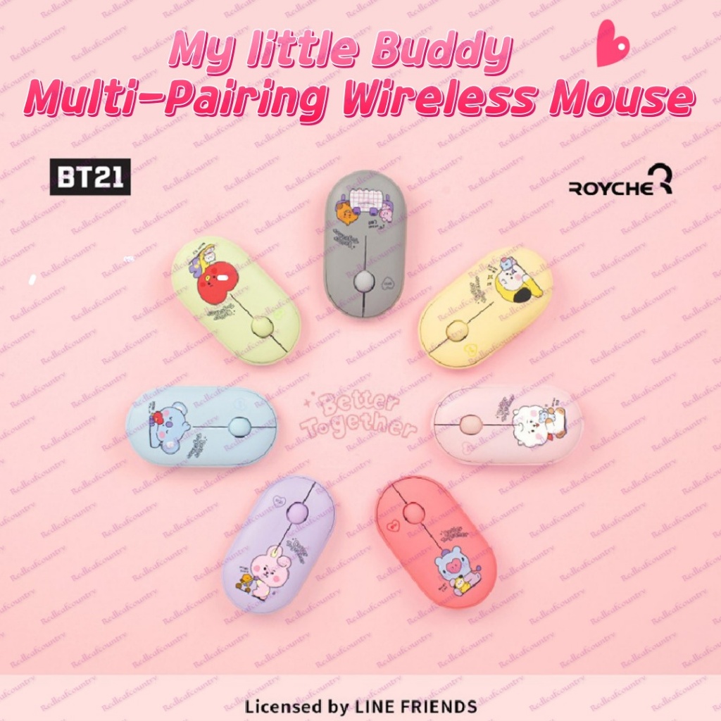 BTS BT21 Official BABY Ver Wireless Silent Mouse Authentic Goods K-POP ...