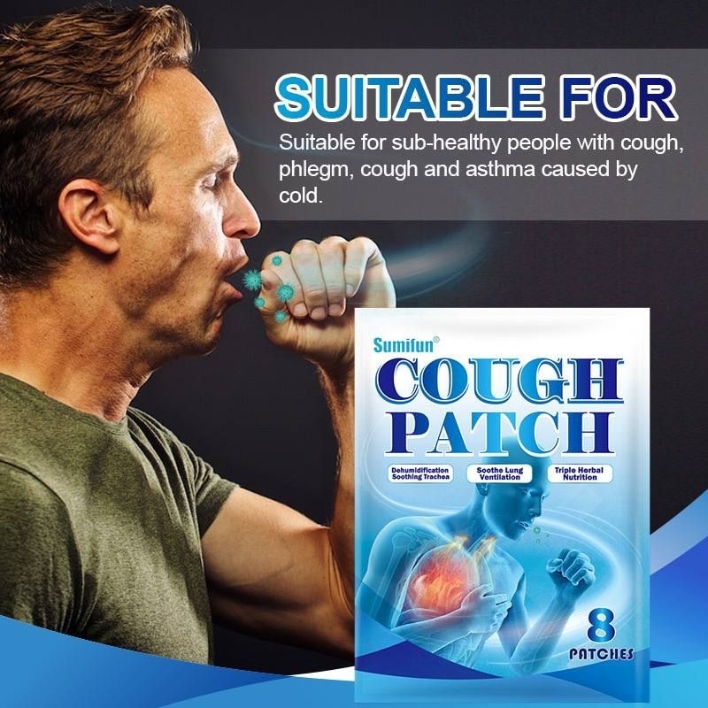 PLASTER HERBAL COUGH PATCH Tampalan kesihatan batuk dan asma Mengurang ...