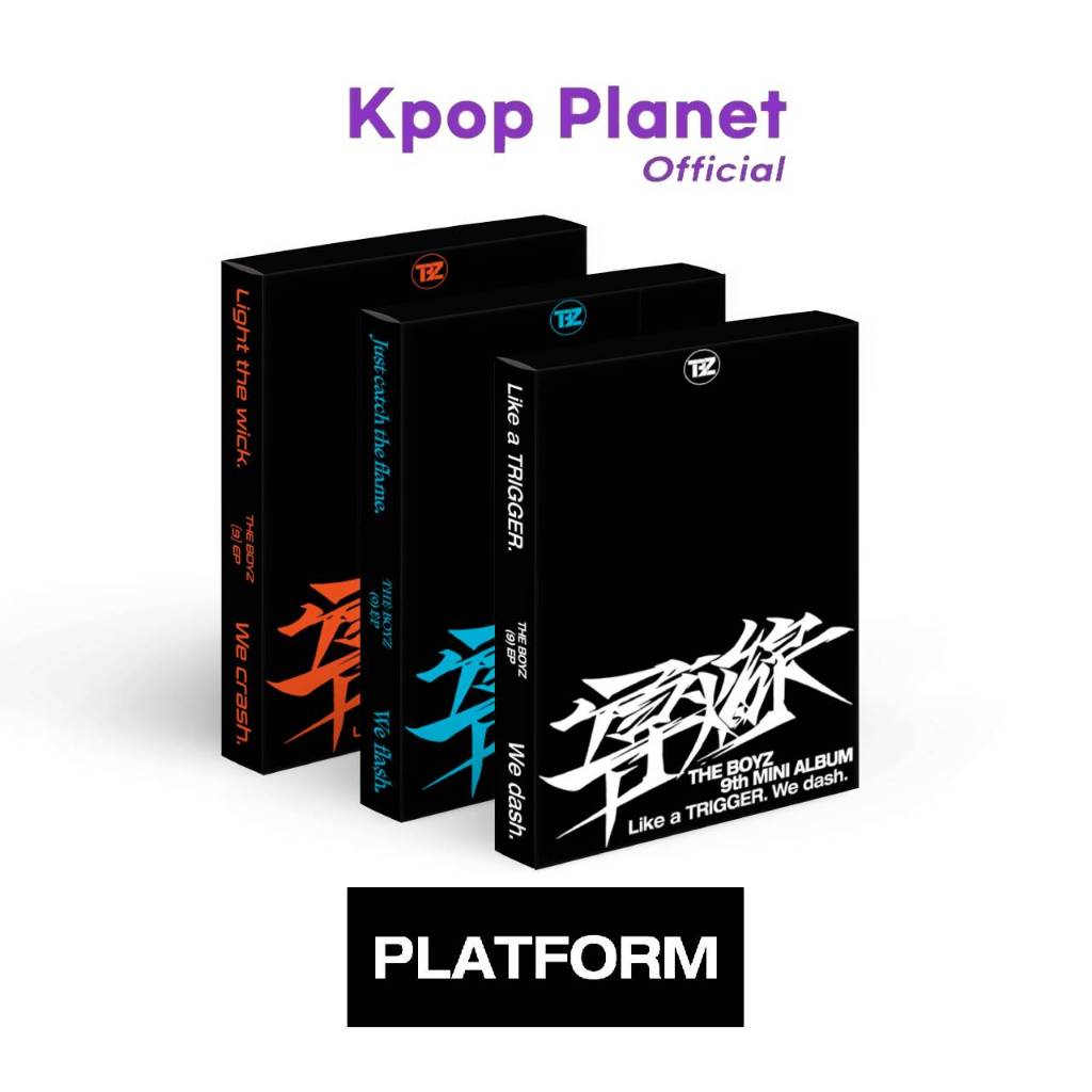 [PLATFORM ver.] THE BOYZ - 9th Mini Album [導火線(TRIGGER)] | Shopee Malaysia