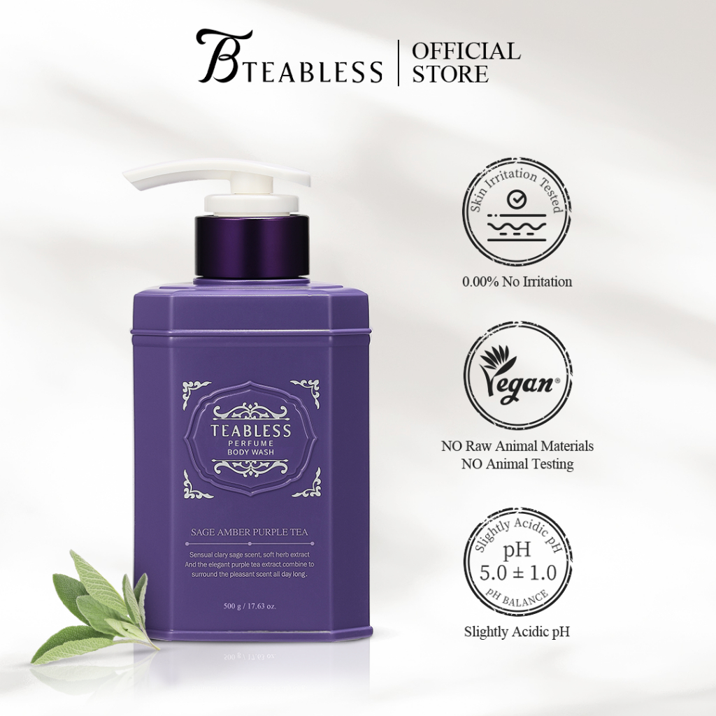 Teabless Sage Amber Purple Tea Perfume Body Wash (500g) | Shopee Malaysia