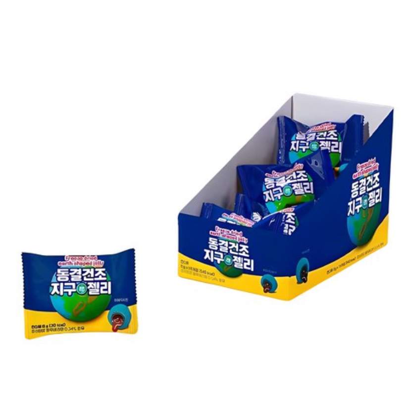 Freeze-dried Earth-shaped Jelly 18 pieces, 144g, 1 box | Shopee Malaysia