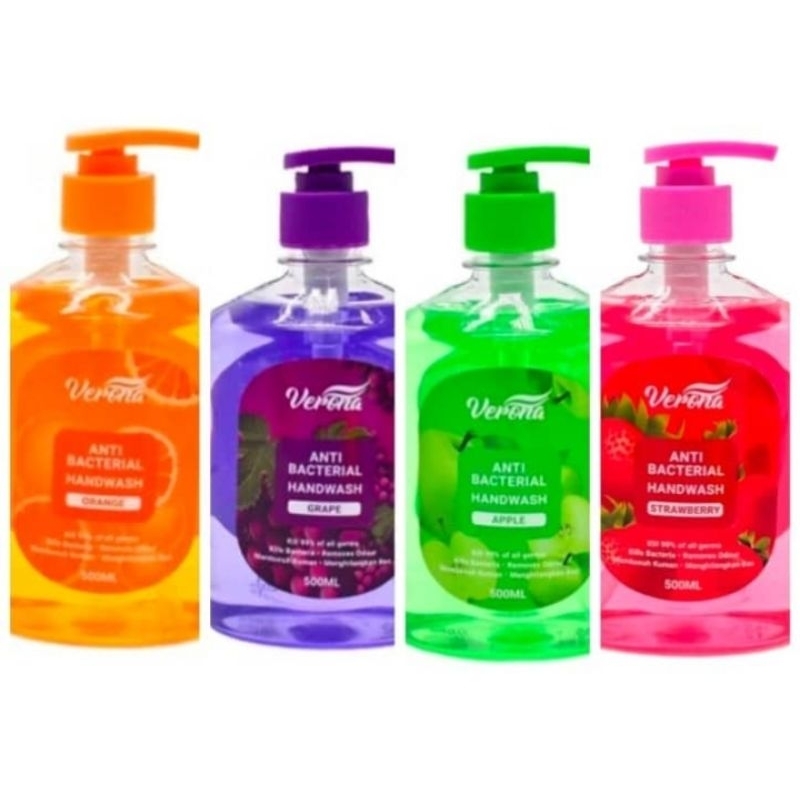 VERONA Actibacterial Hand Wash Gel in Orange | Grape | Apple ...