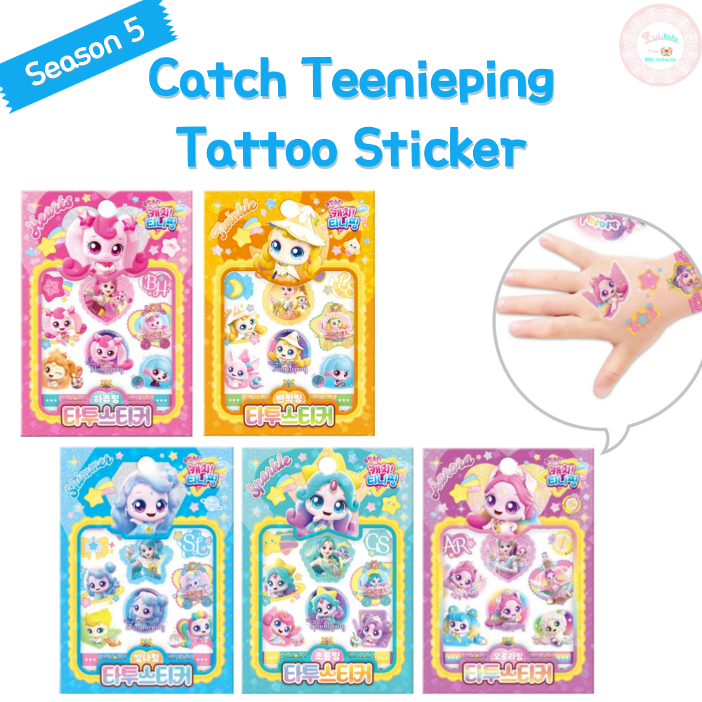 Season 5 Shooting Star Catch Teenieping Tattoo Sticker Kids Tattoo ...
