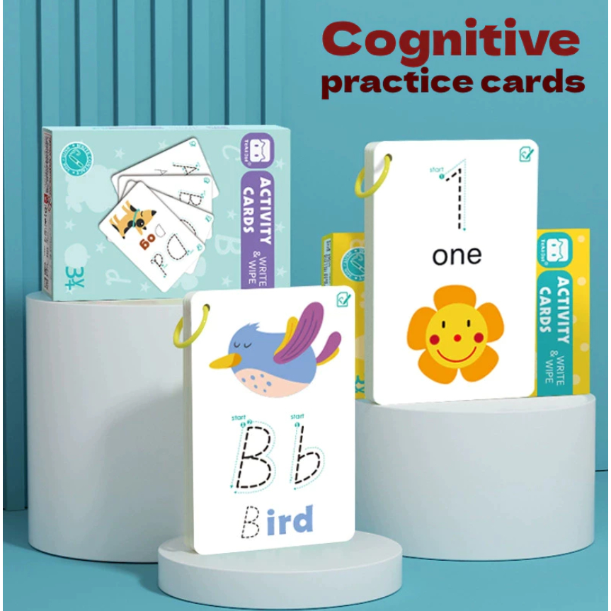 Montessori Children's Early Education Cognitive Cards Numbers ...