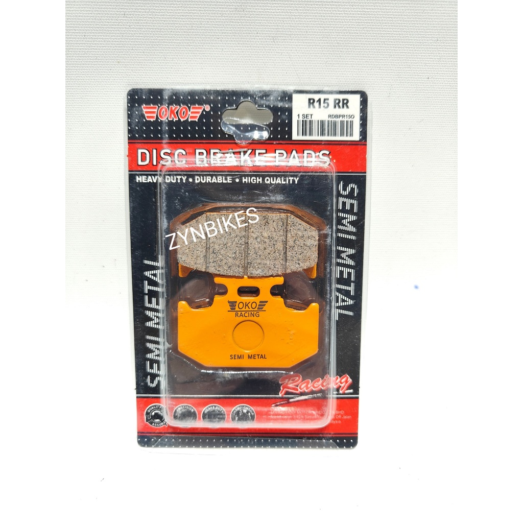 REAR BRAKE PAD YAMAHA R15 V3 V4 MT15 V2 XSR155 WR155 | Shopee Malaysia
