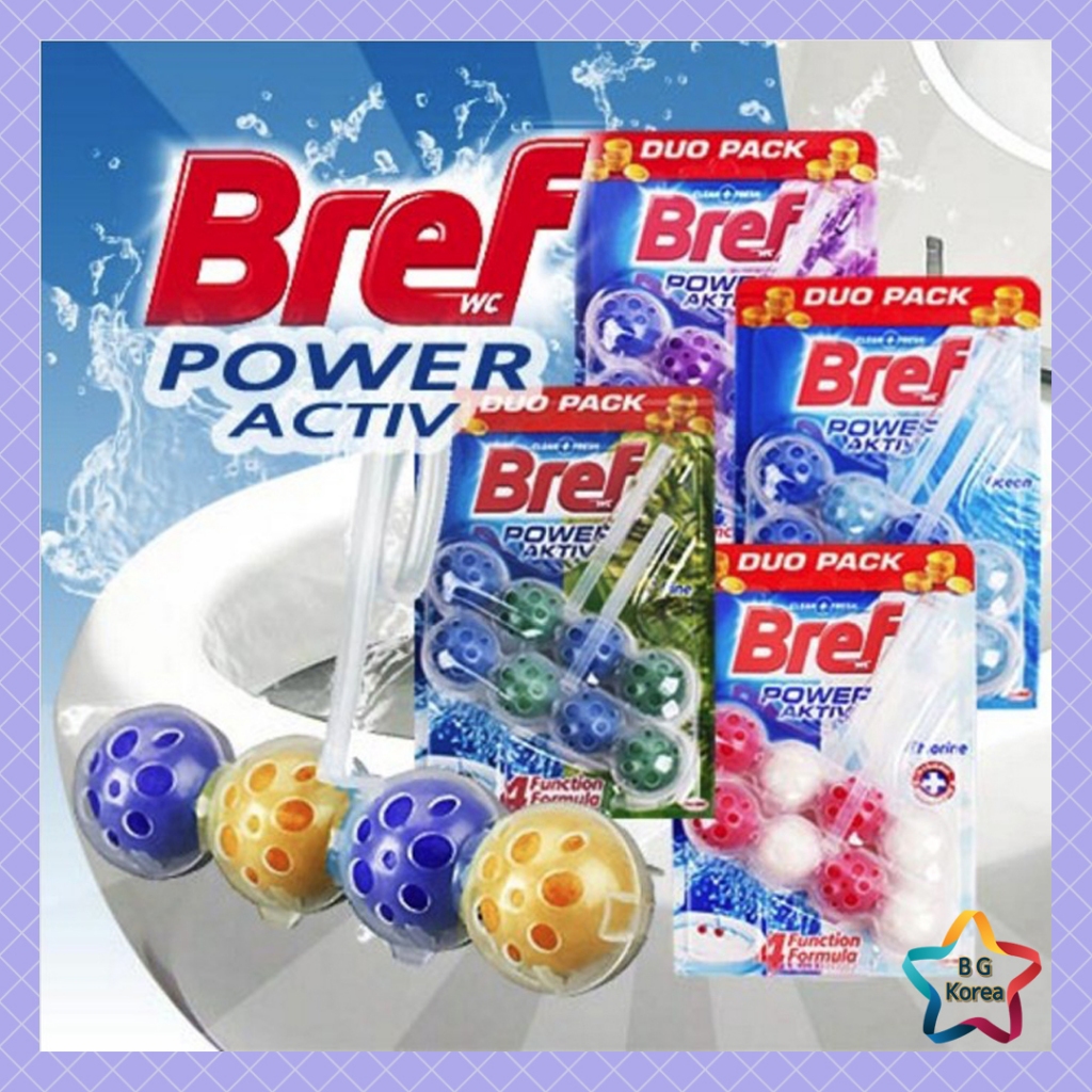 Bref Power Active Duo Packs 2p x 5 packs(10pcs) /Toilet Bowl Cleaner ...