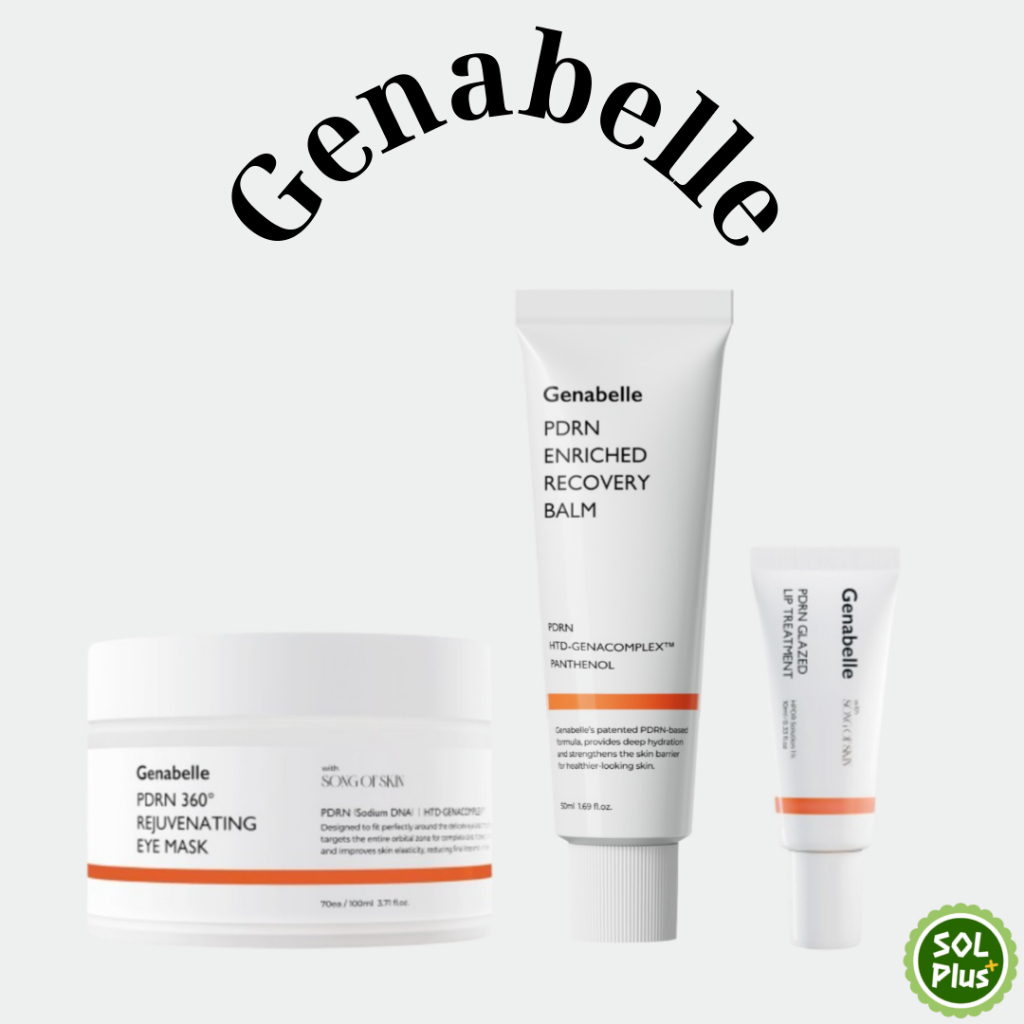 Genabelle PDRN Skincare Eye Mask Recovery Balm Glazed Lip Treatment ...