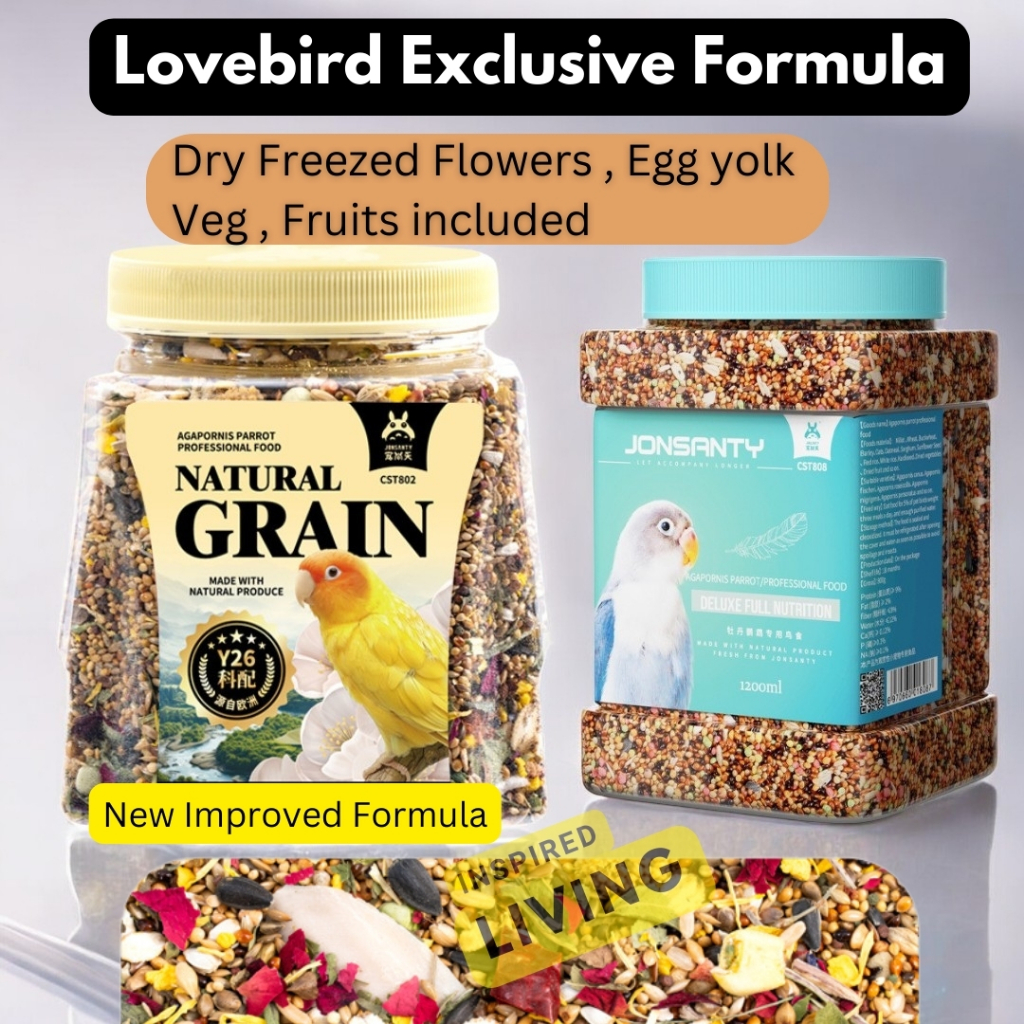 Jonsanty Lovebird Food - 1200ml fortified Cuttle Fish bone | dry ...