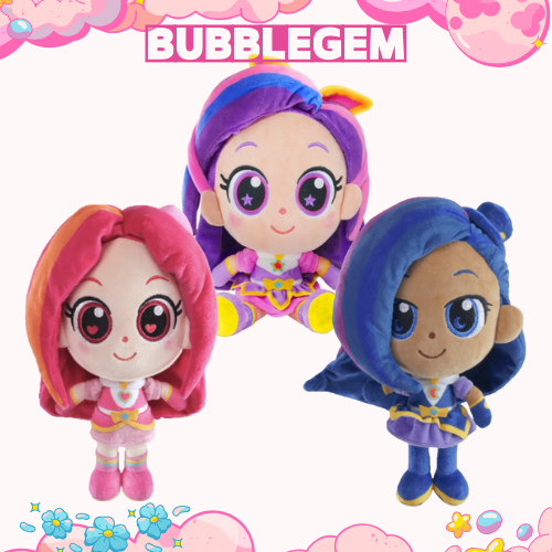 Rainbow Bubblegem Medium Plush Toy – Transformable Outfit Series ...