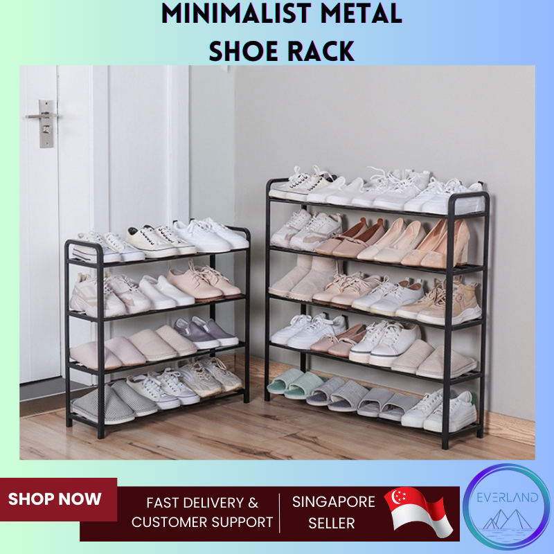 Metal Shoe Rack/ Minimalist Design Shoe Rack/ BTO Choice/ High-Density ...