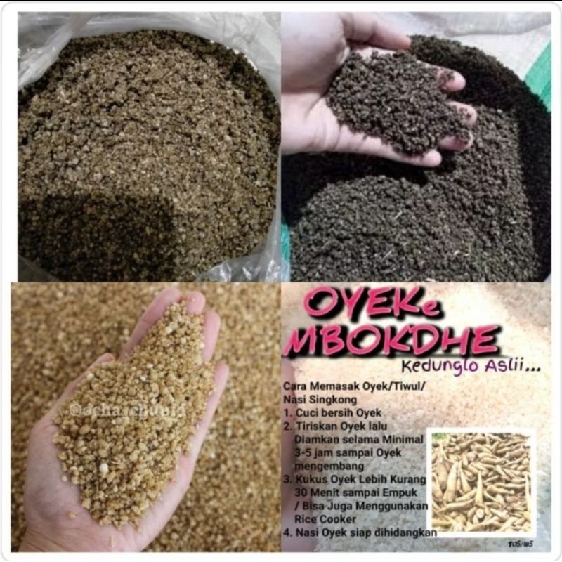 Tiwul /Ubi Kayu Makanan Khas indonesia 1kg/500g | Shopee Malaysia