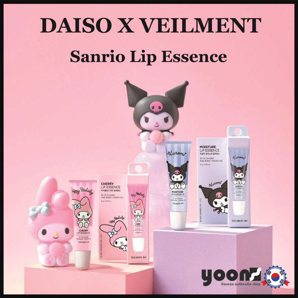 (NEW) [DAISO X VEILMENT] Sanrio Lip Essence_From Korea | Shopee Malaysia