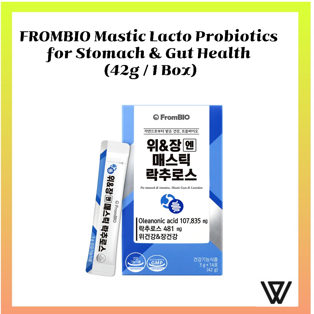 FROMBIO Mastic Lacto Probiotics for Stomach & Gut Health (42g / 1 Box) | Shopee Malaysia