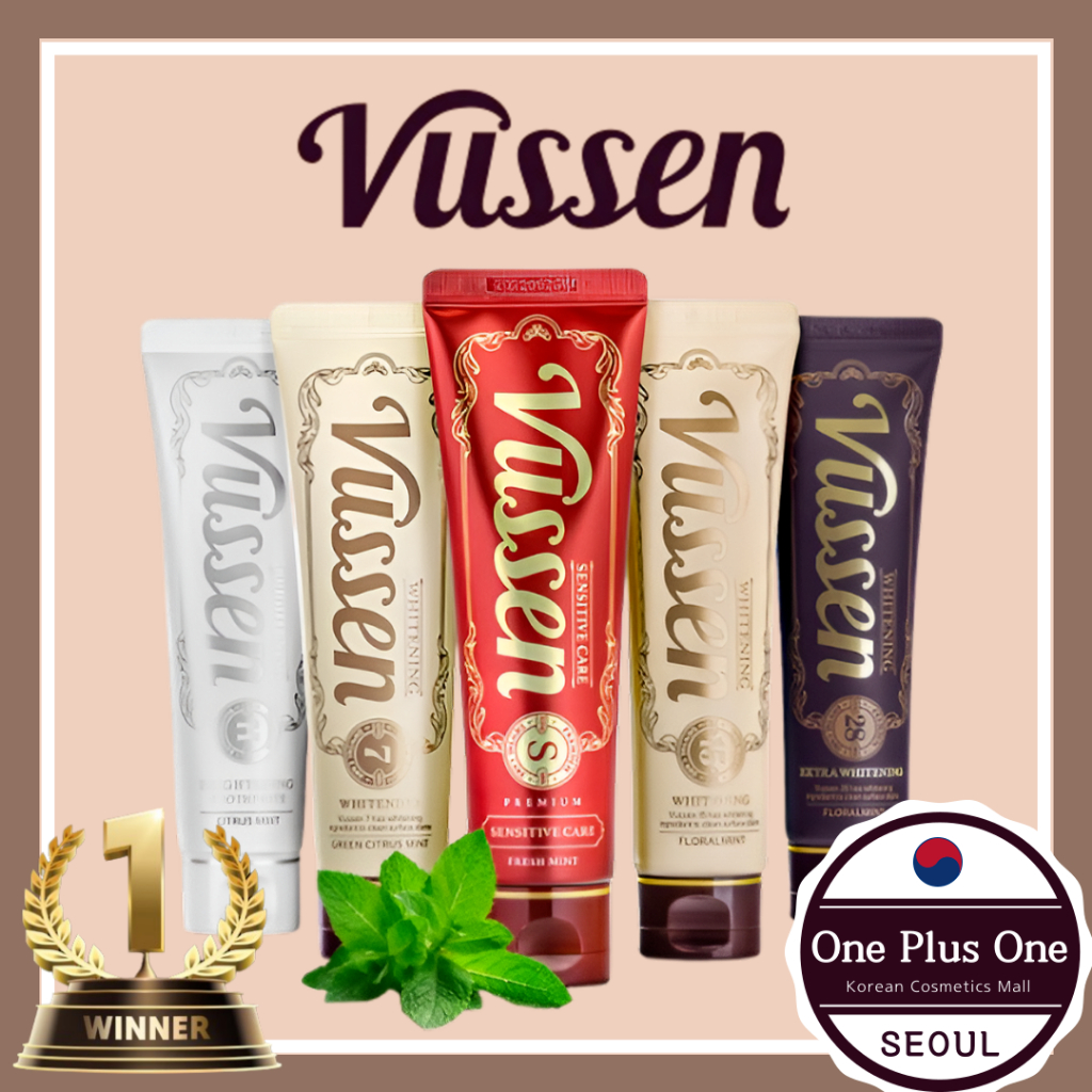 VUSSEN Whitening Toothpaste - Premium Dental Hygiene for Strong Teeth - 6 Types Available ...