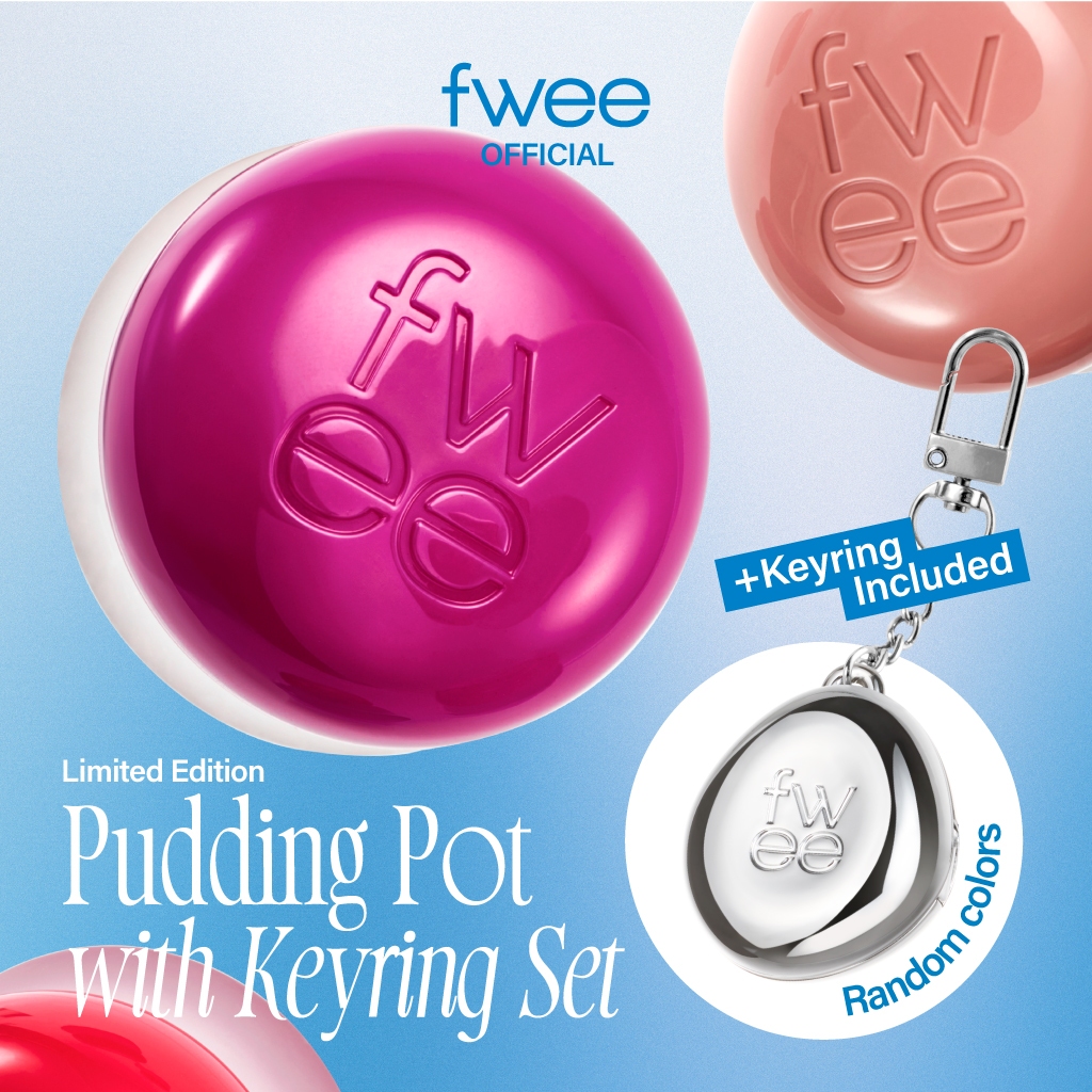 fwee Lip&Cheek Blurry Pudding Pot with Keyring Set | Shopee Malaysia