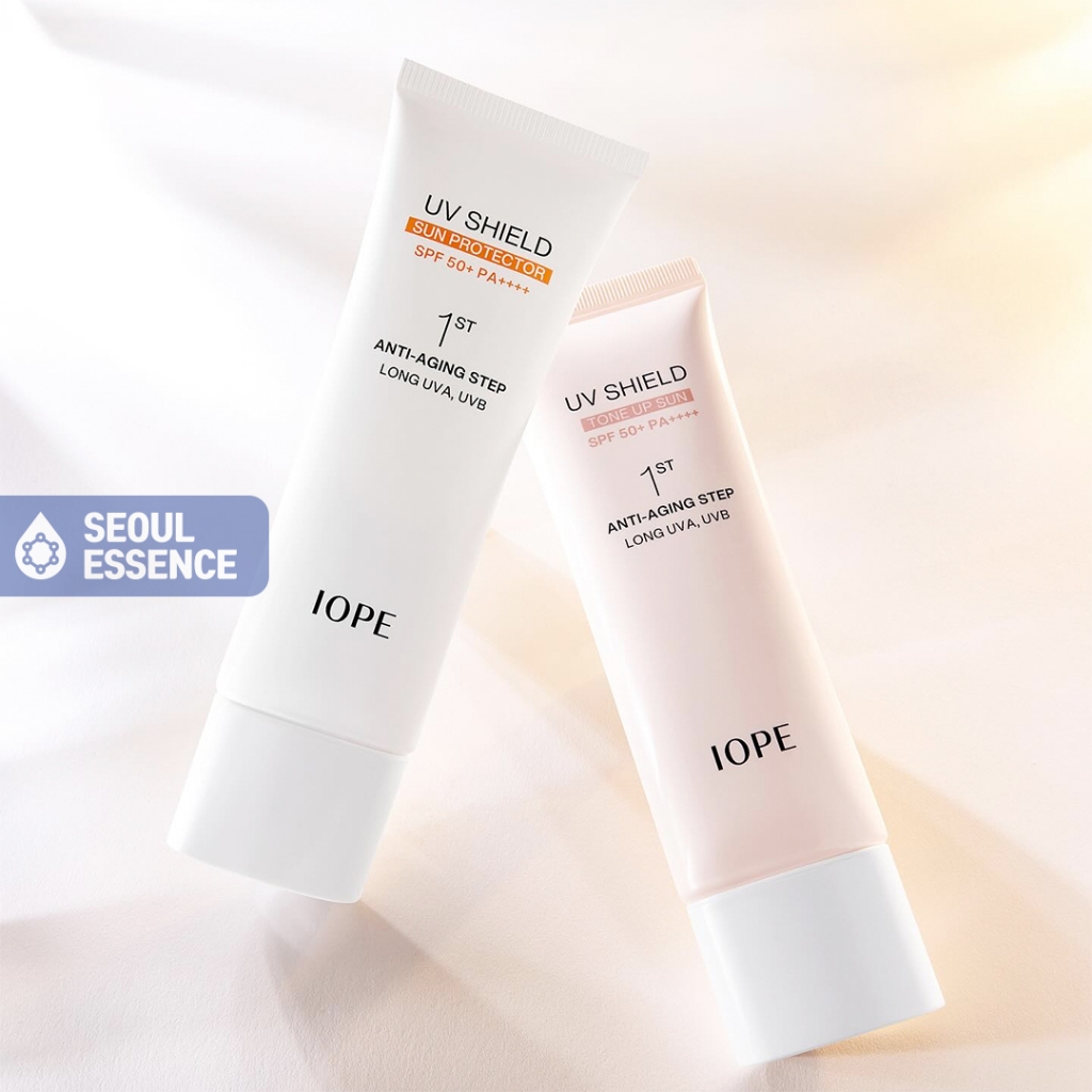 IOPE UV Shield Essential Sun Protector / Tone-Up Sun (Block Cream ...