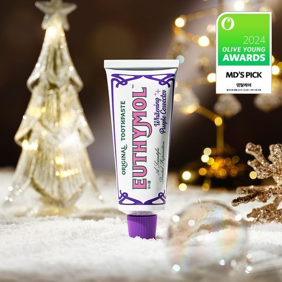 [EUTHYMOL] Whitening Purple Corrector Toothpaste 106g | Teeth Whitening ...