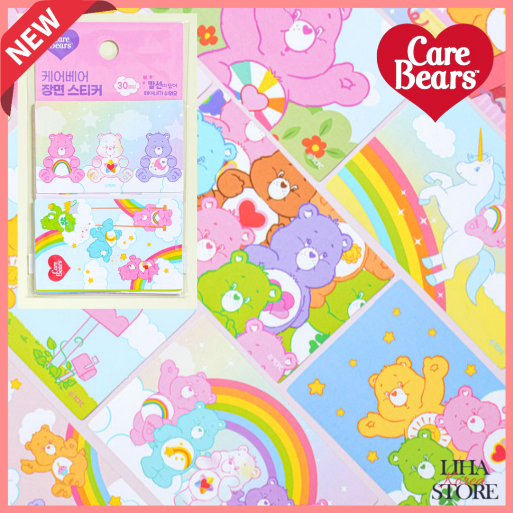 CareBears Sticker Care Bears Scene Stickers(30pieces) | Shopee Malaysia