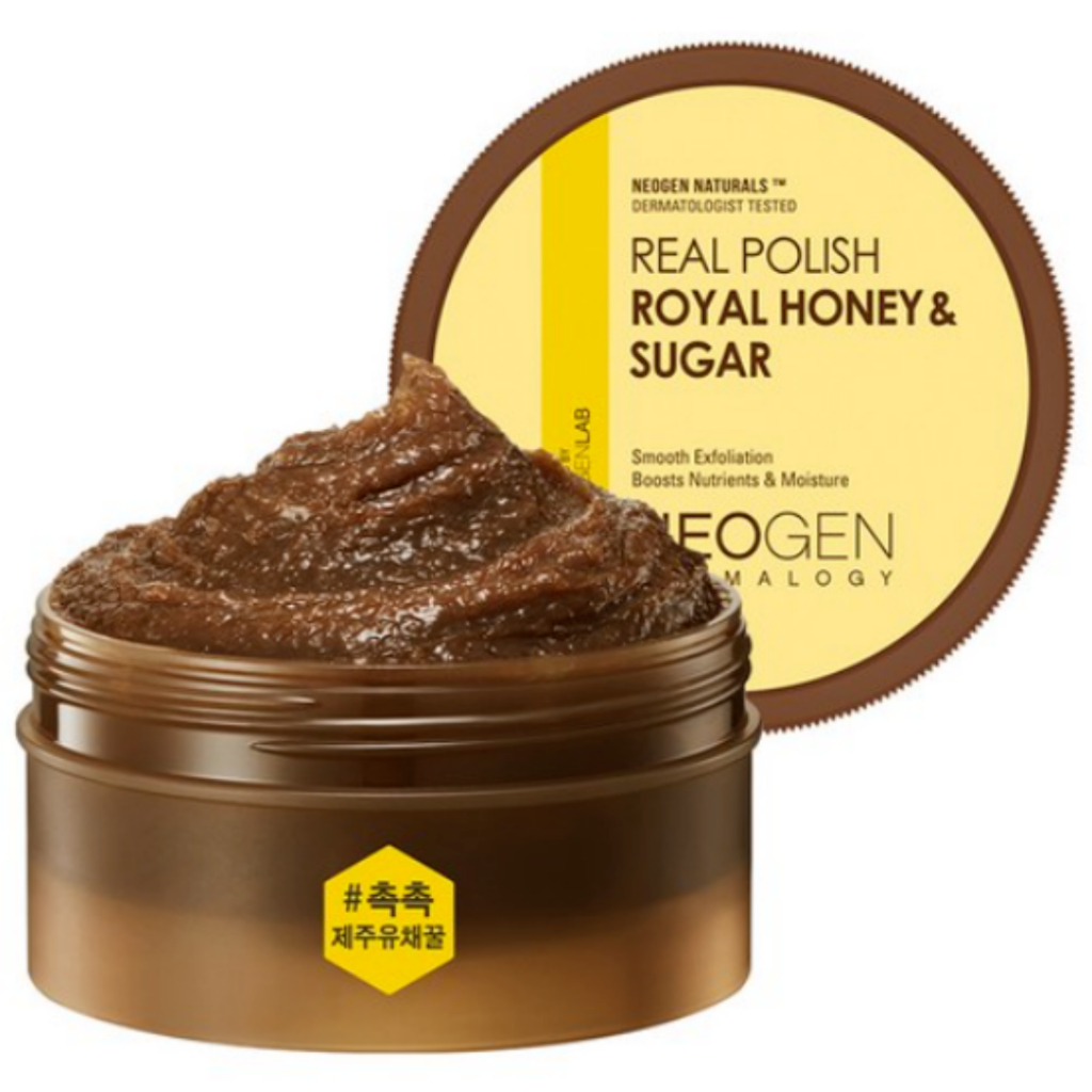 NEOGEN Real Polish Royal Honey & Sugar Face Scrub (100g), Glow like ...