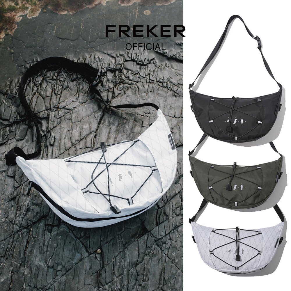 [FREKER] X-PAC Round Crossbody Bag Unisex Gorpcore Outdoor Casual Sling ...