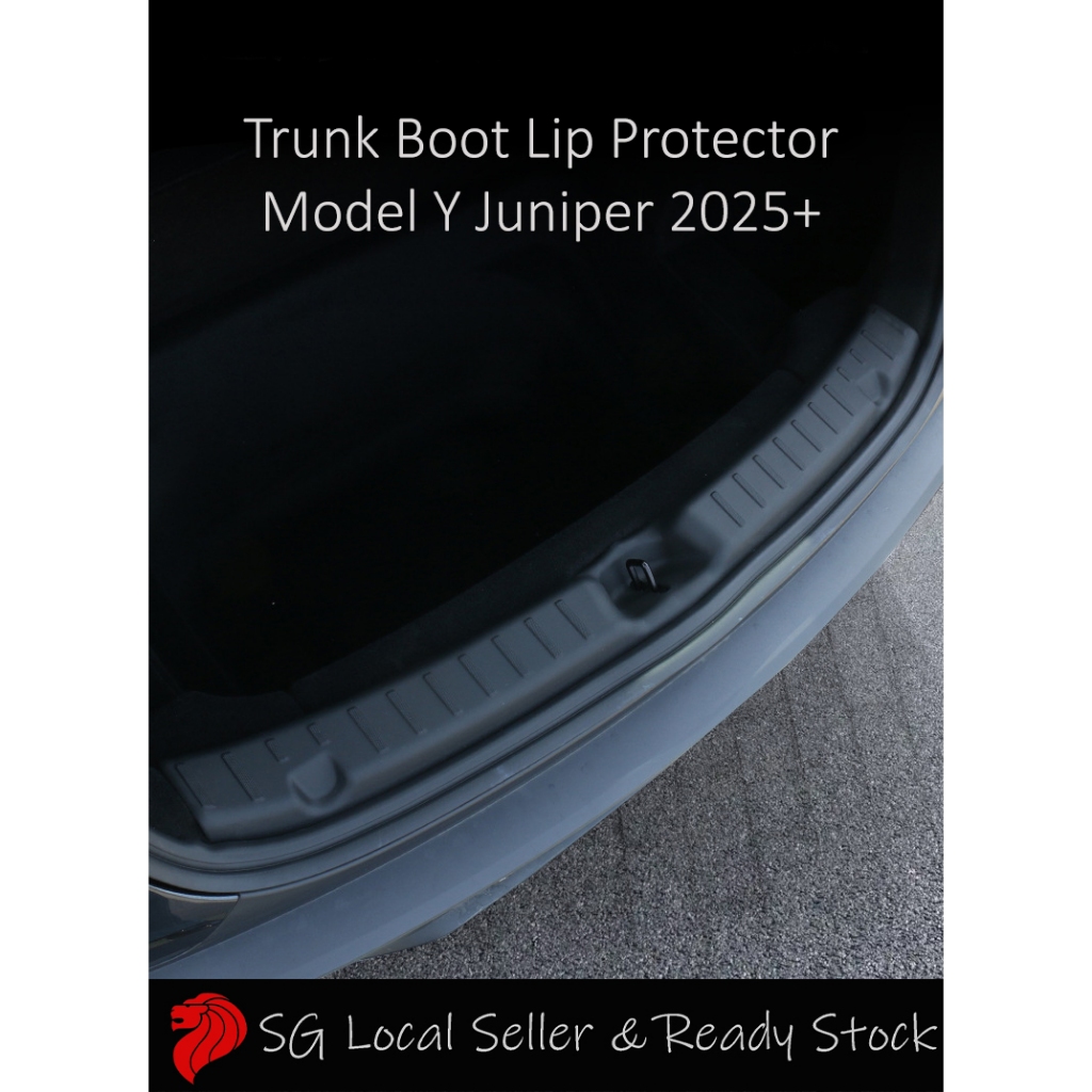 Tesla Model Y Juniper 2025+ Trunk Boot Sill Lip Protector Guard ...